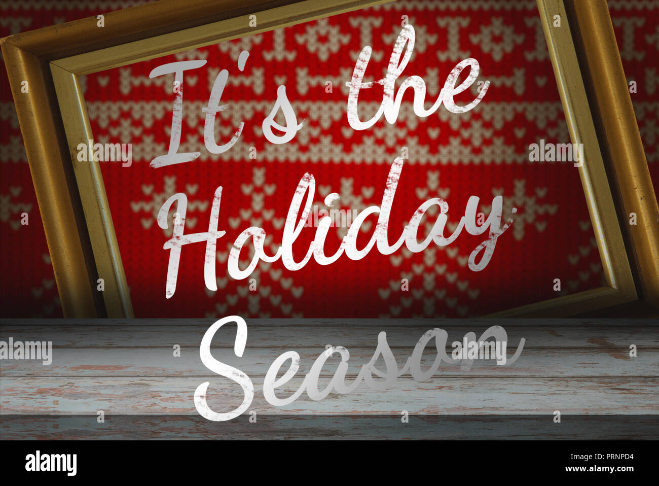 Composite image of its the season Stock Photo - Alamy