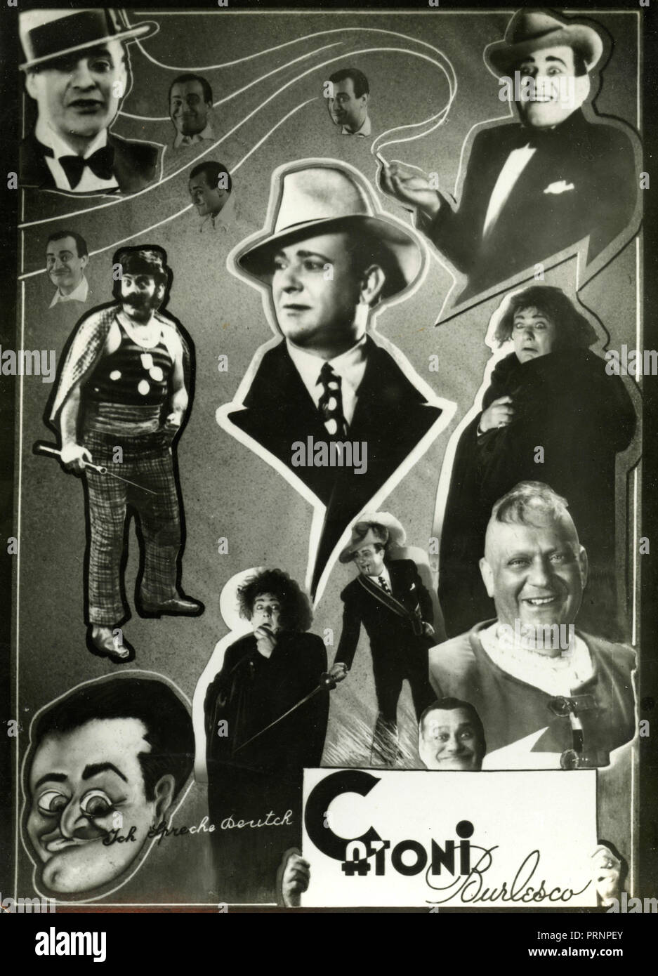 Italian comedian Luigi Catoni, 1920s Stock Photo - Alamy