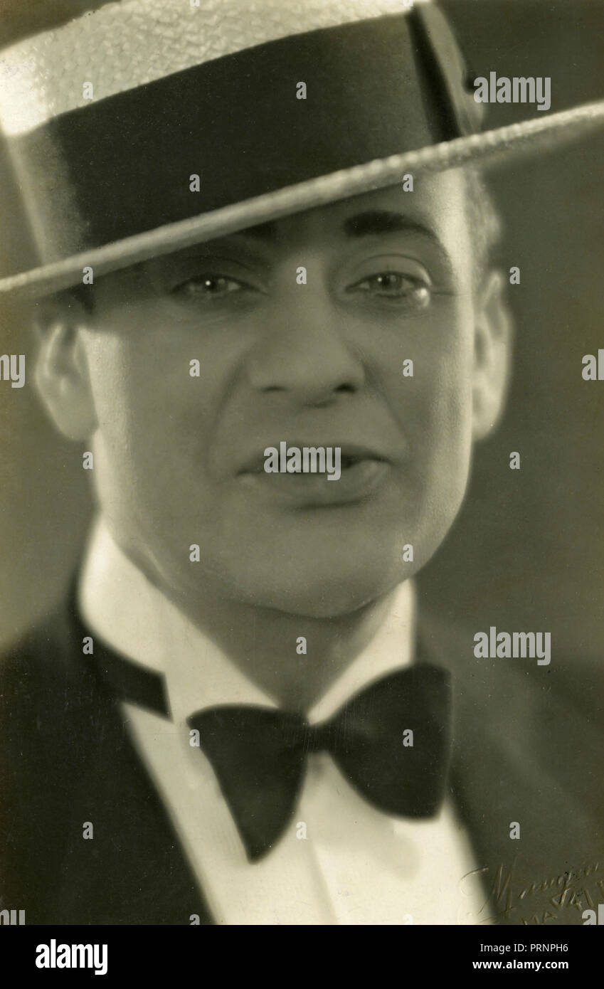 Italian comedian Luigi Catoni, 1920s Stock Photo - Alamy