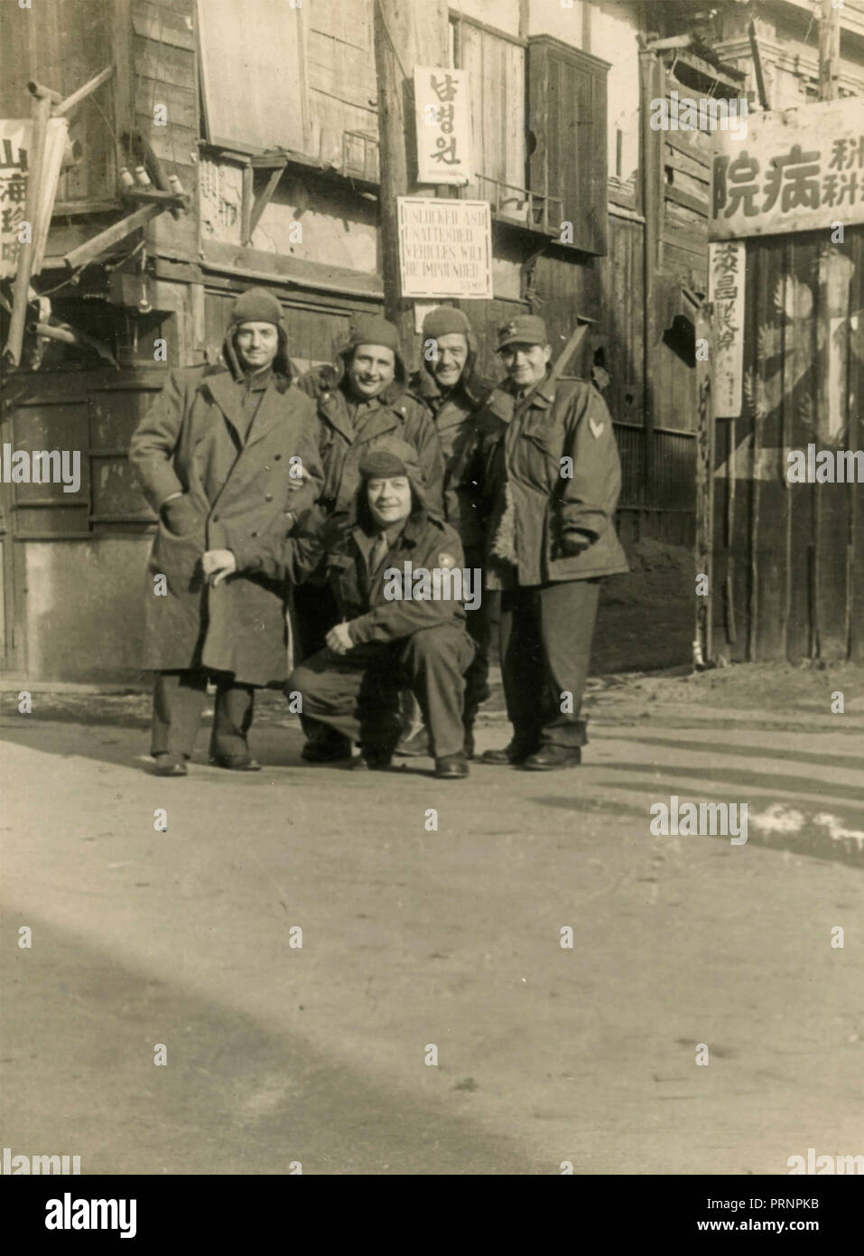 Italian Red Cross Personnel, Seoul, Korea 1952 Stock Photo - Alamy