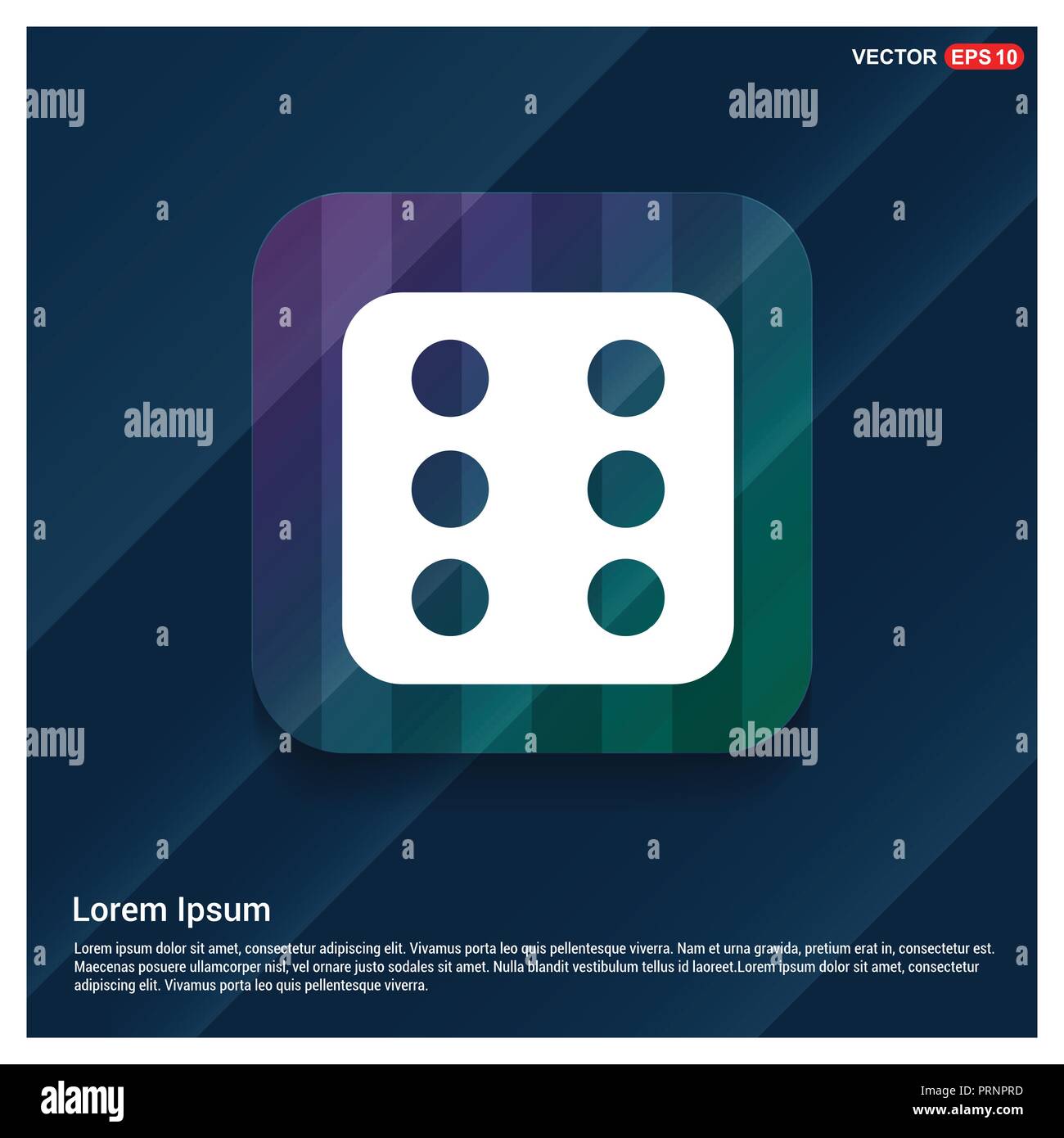 Dice Cube Icon Stock Vector Image & Art - Alamy