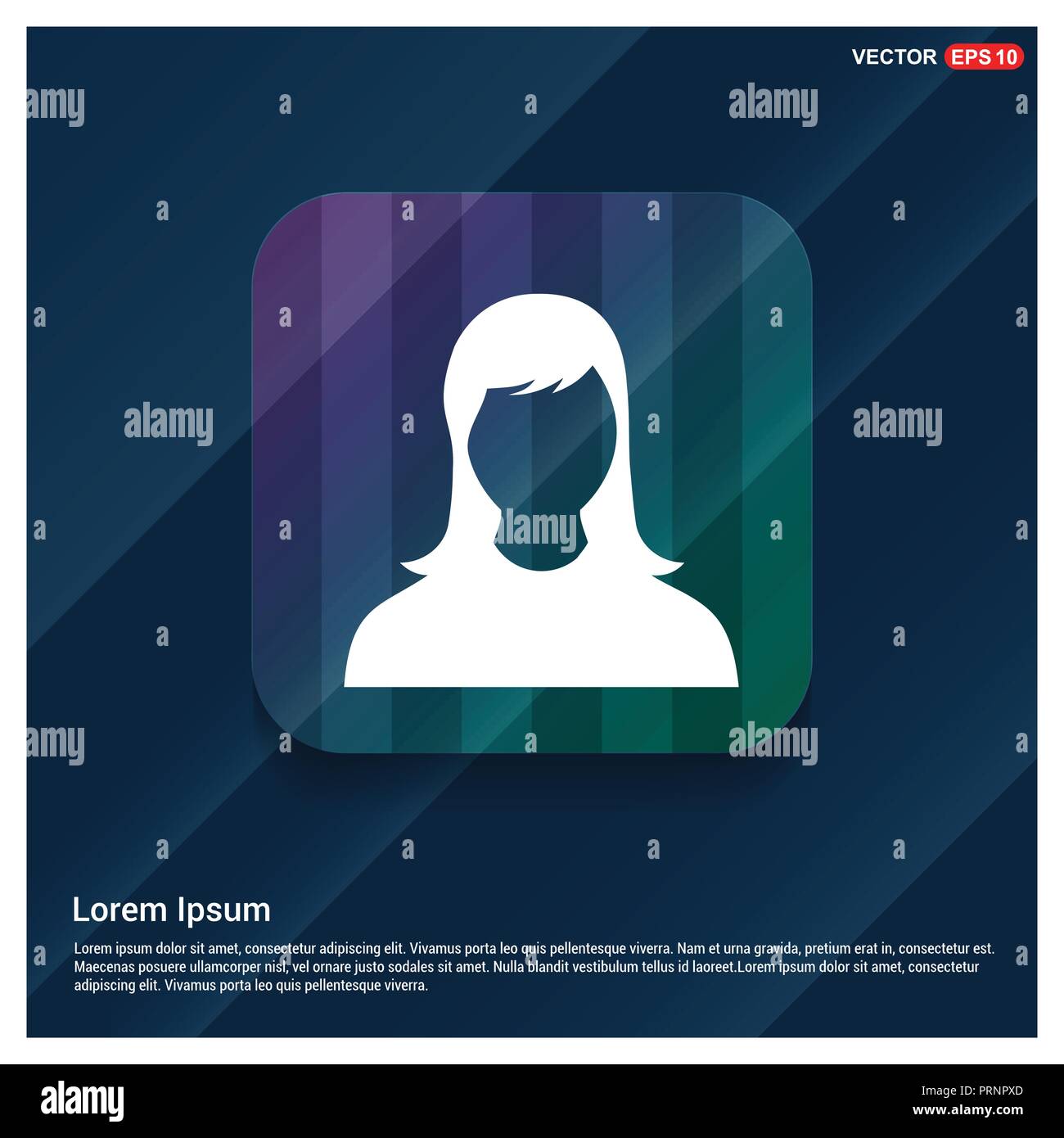 Female User Icon Stock Vector Image & Art - Alamy