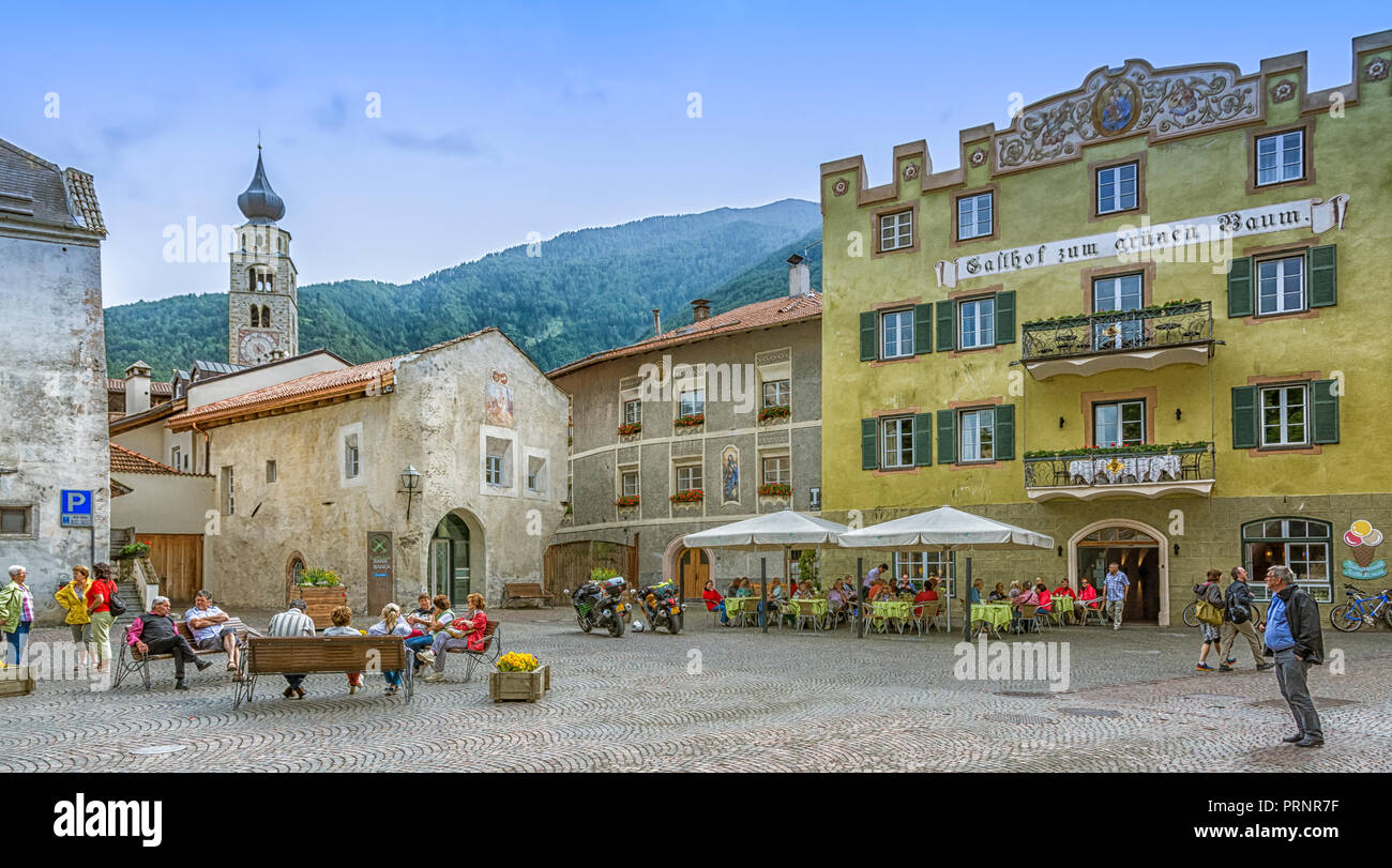 The historic town of Glorenza/Glurns in the south of Malles/Mals is one ...