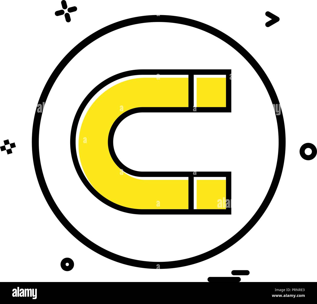 magnet icon vector design Stock Vector Image & Art - Alamy