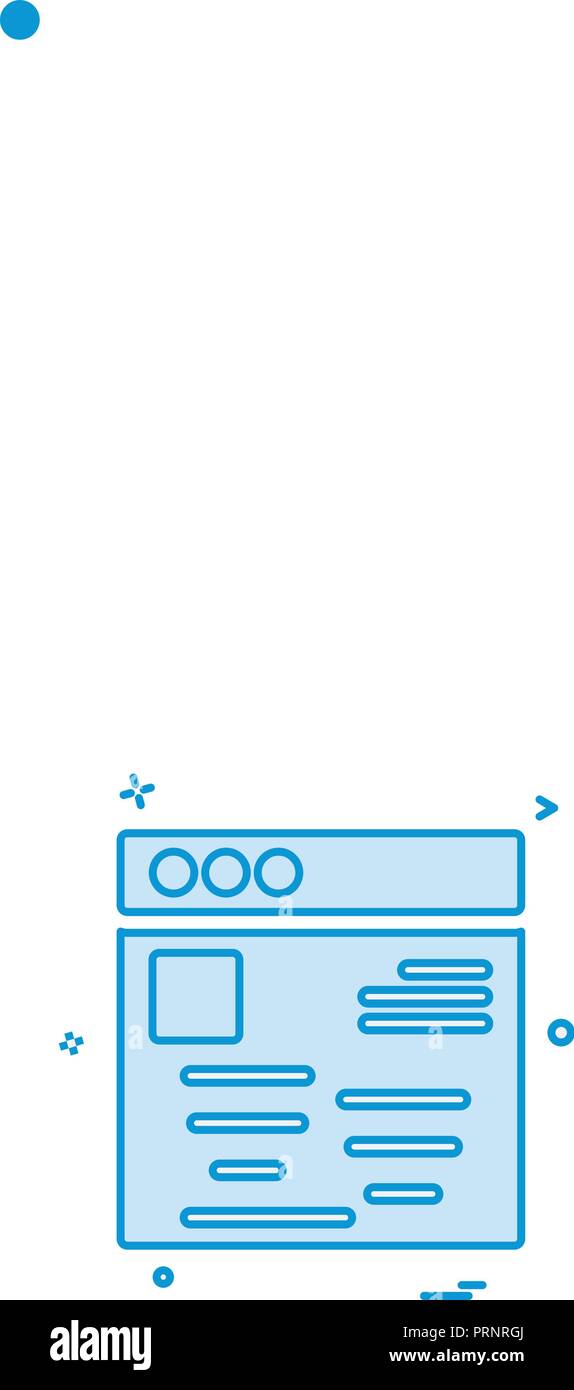 Web layouts icon design vector Stock Vector Image & Art - Alamy