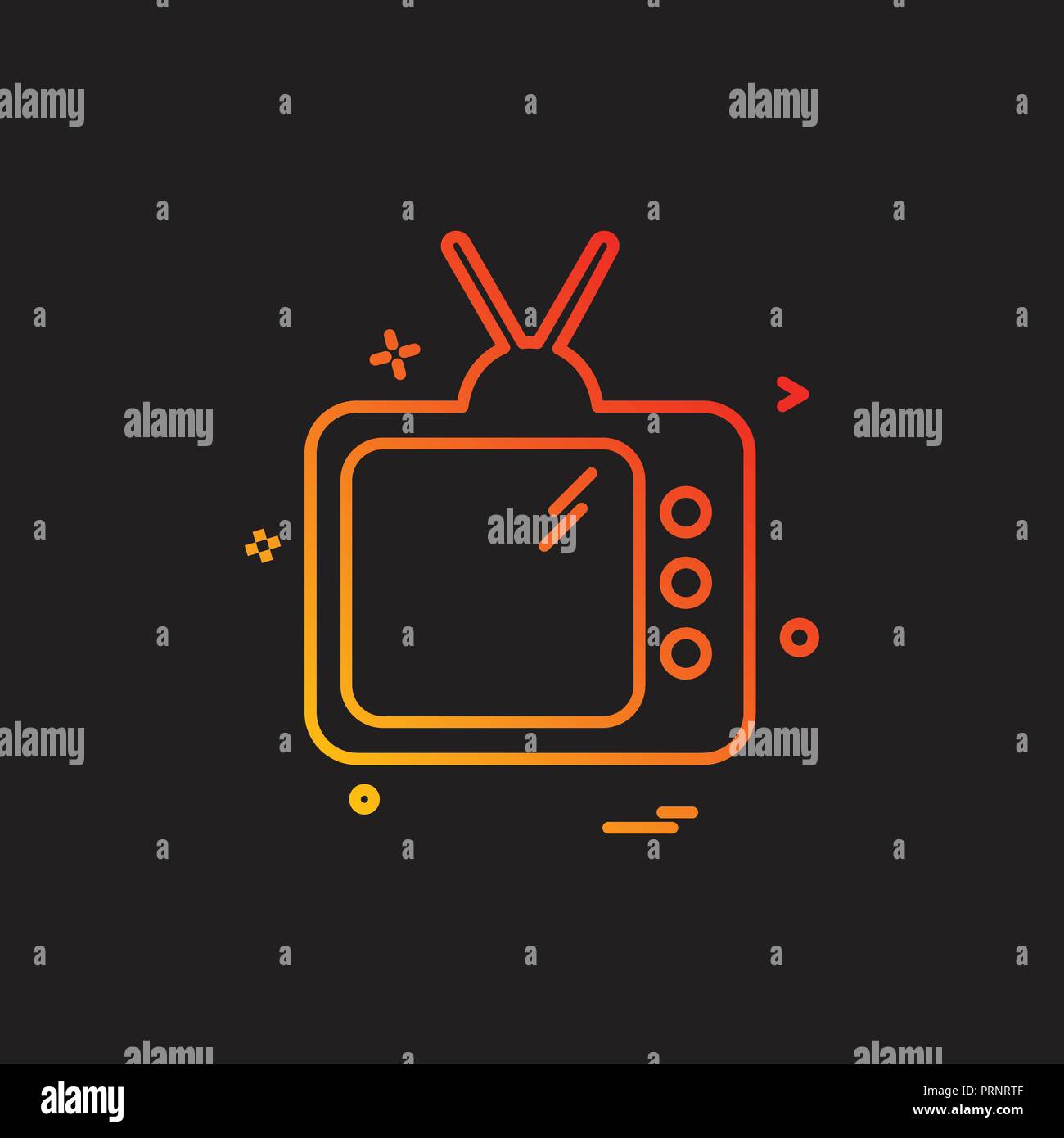 tv icon vector design Stock Vector Image & Art - Alamy
