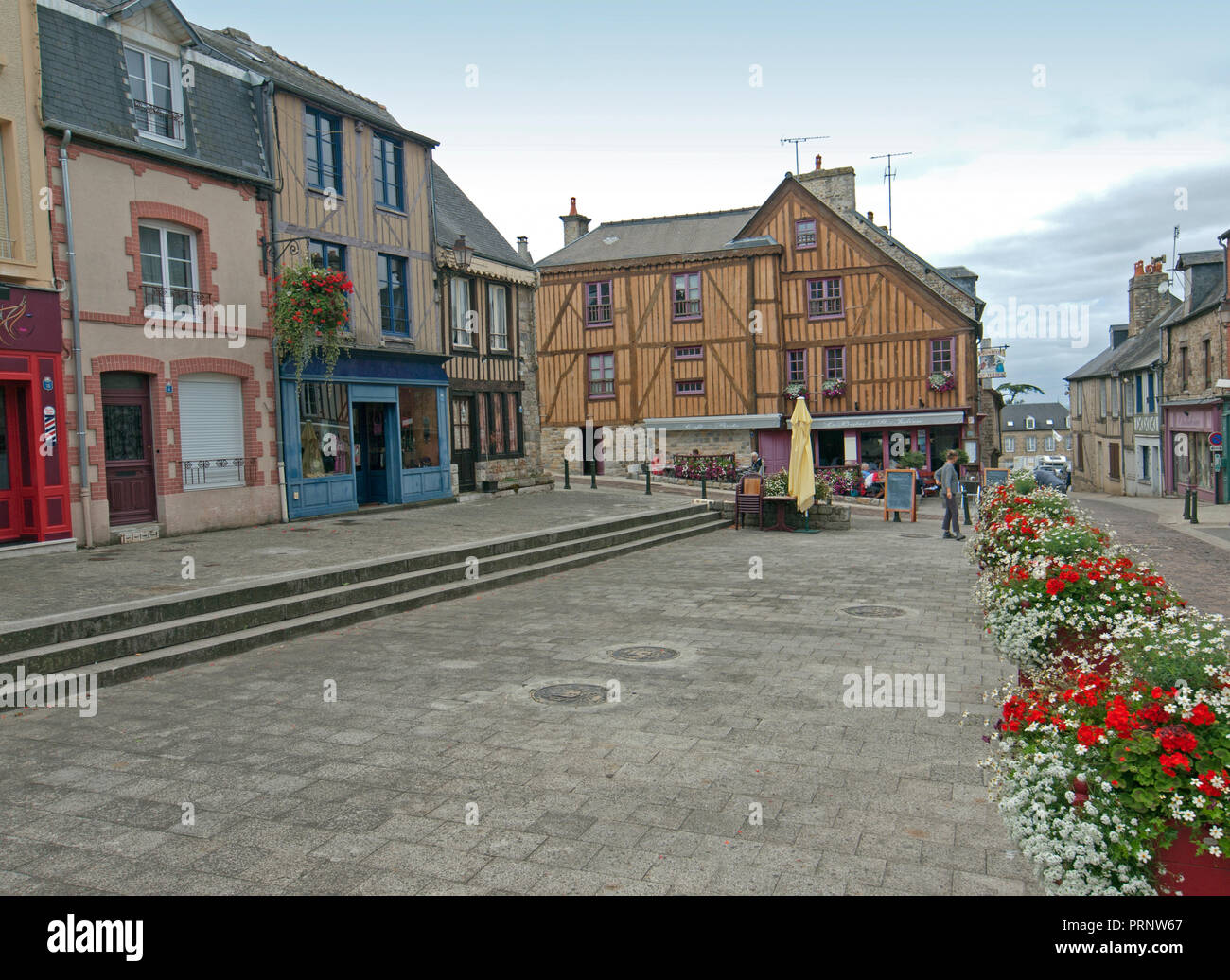 The beautiful, historic town of Domfront in Normandy Stock Photo - Alamy