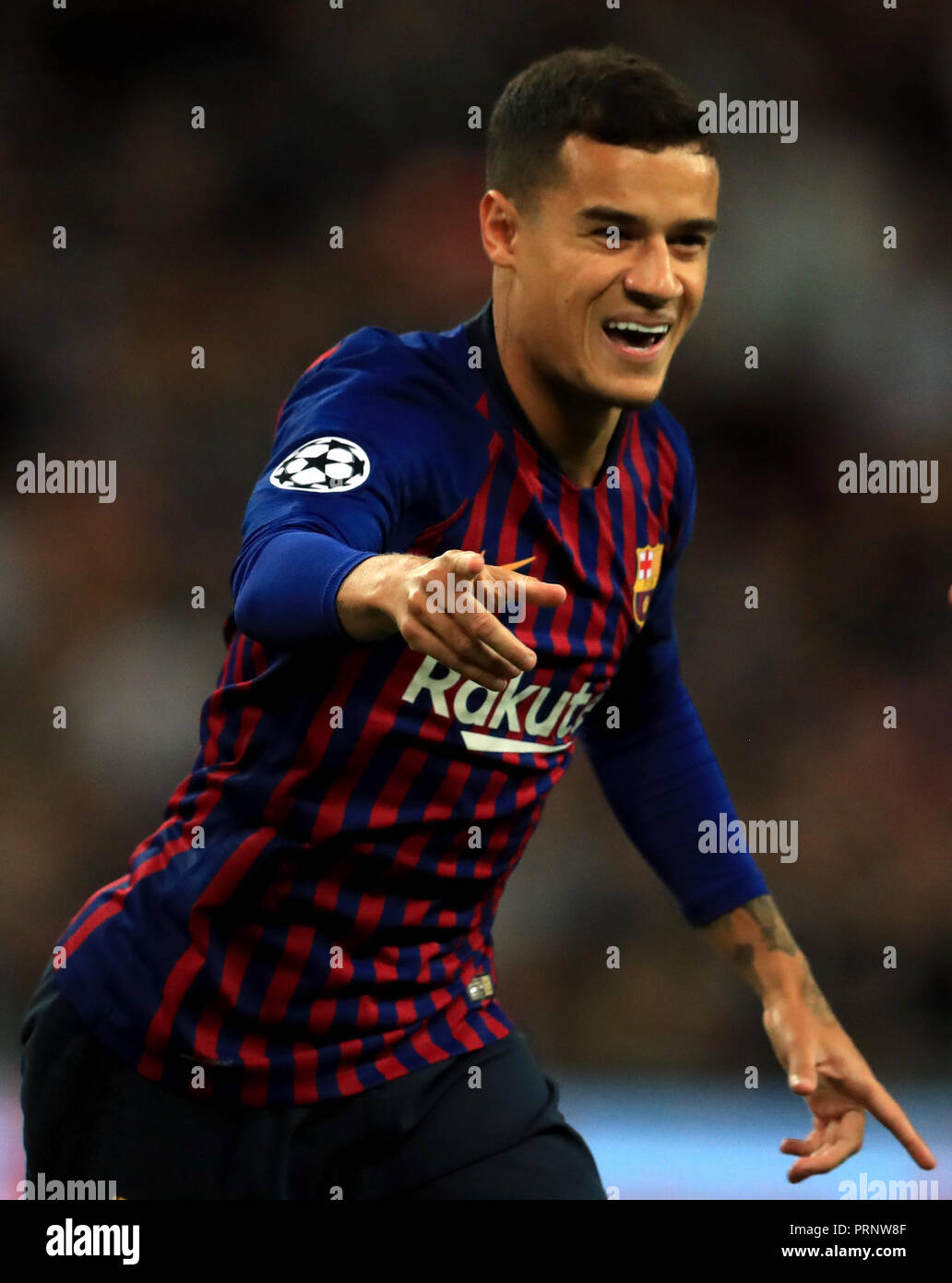 Philippe coutinho barcelona goal hi-res stock photography and images ...