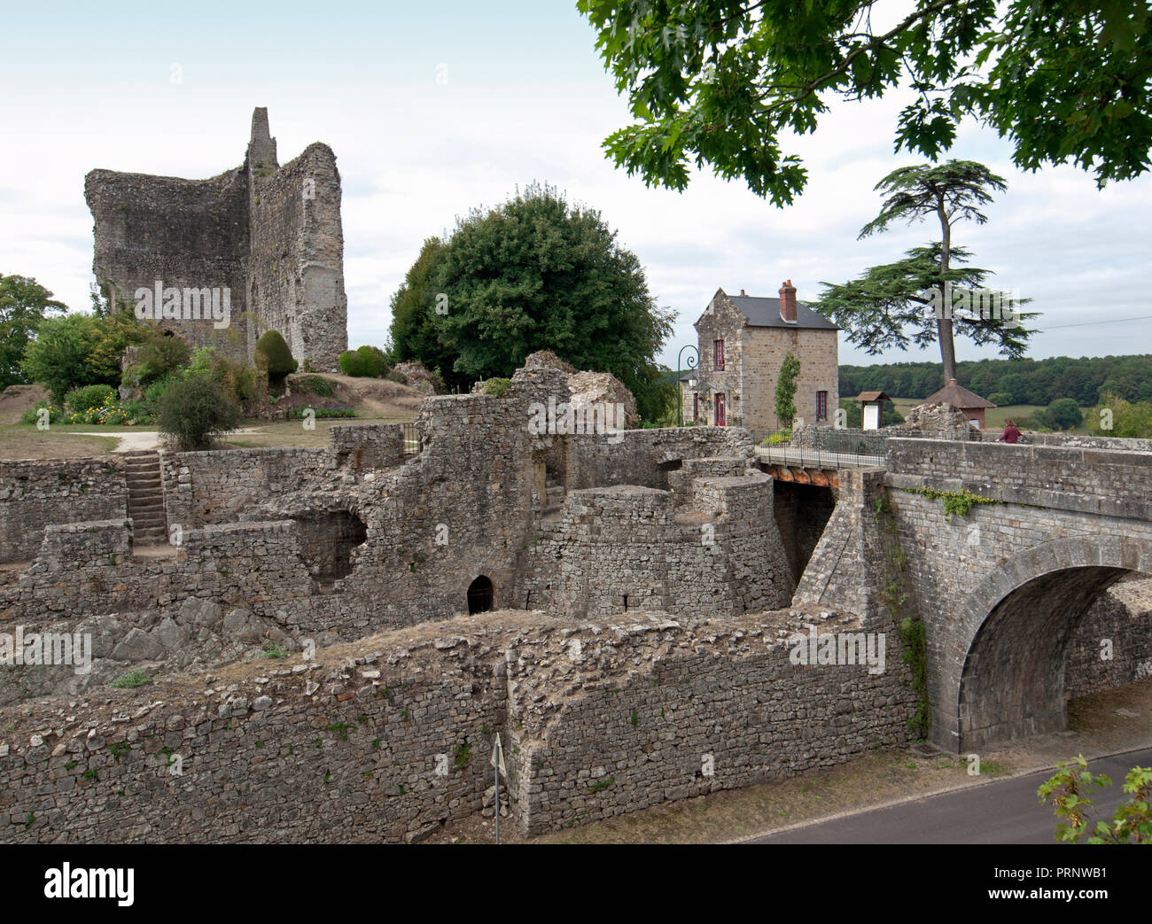 Domfront castle hi-res stock photography and images - Alamy