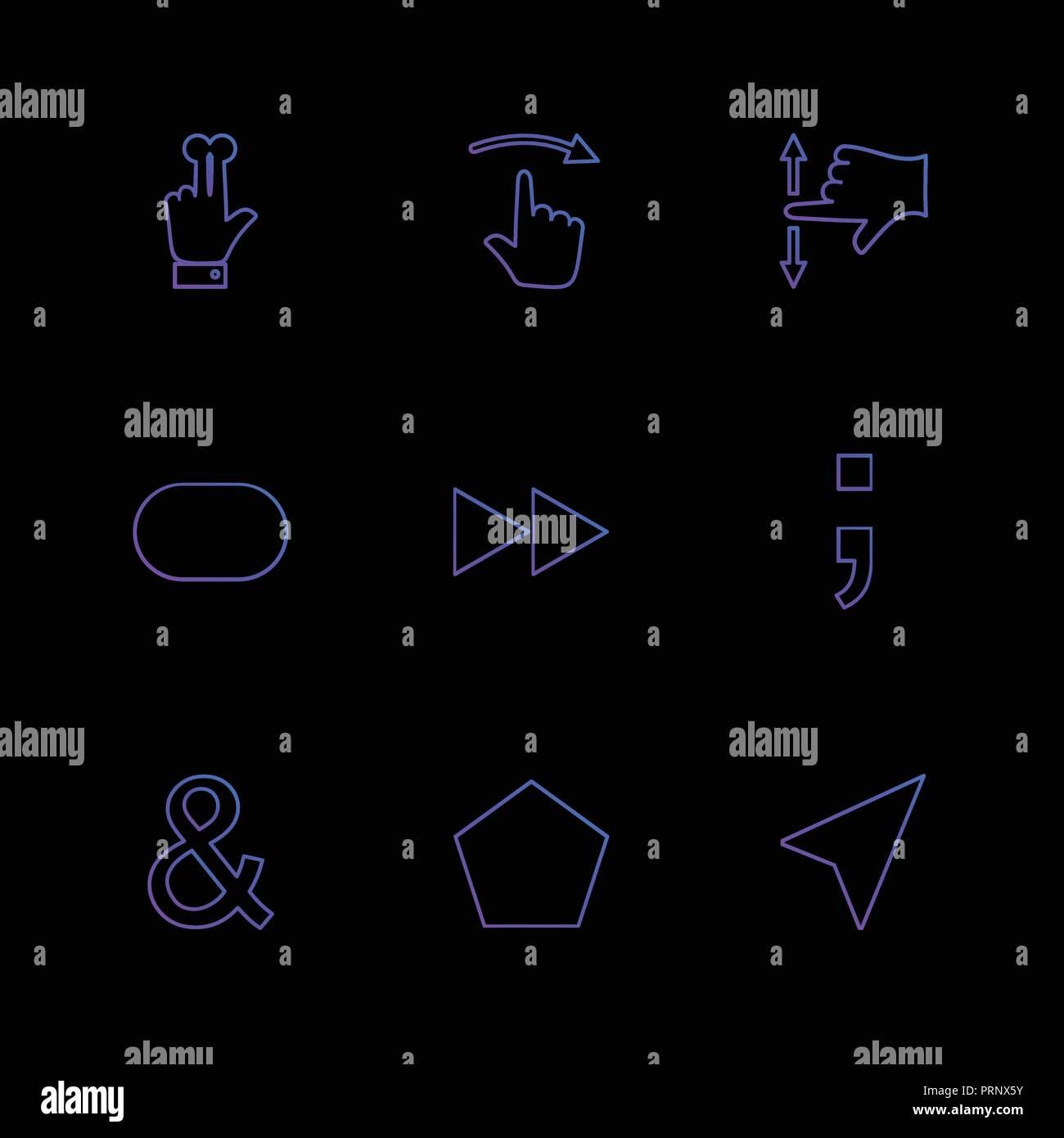hands , pointer , arrows , directions , signs , ui , user interface ...