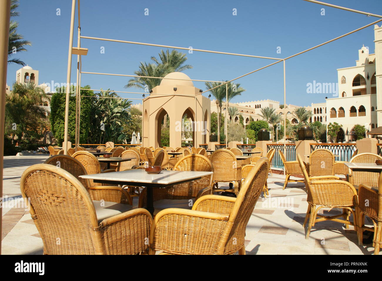 Egypt All inclusive vacation lounge relax Stock Photo - Alamy