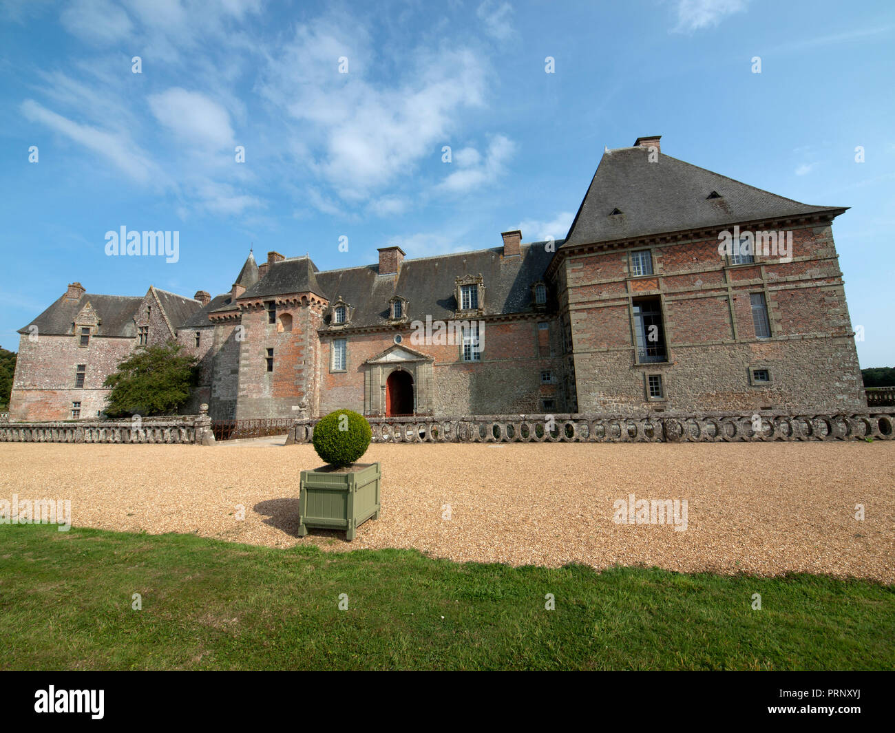 The Chateau de Carrouges in Normandy, France Stock Photo - Alamy