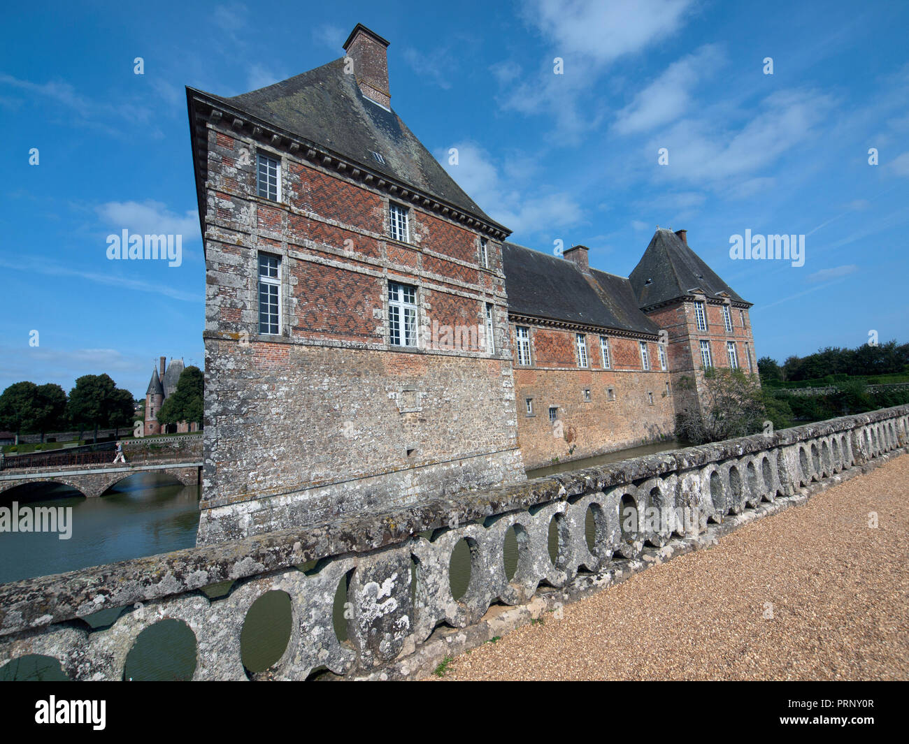 The Chateau de Carrouges in Normandy, France Stock Photo - Alamy