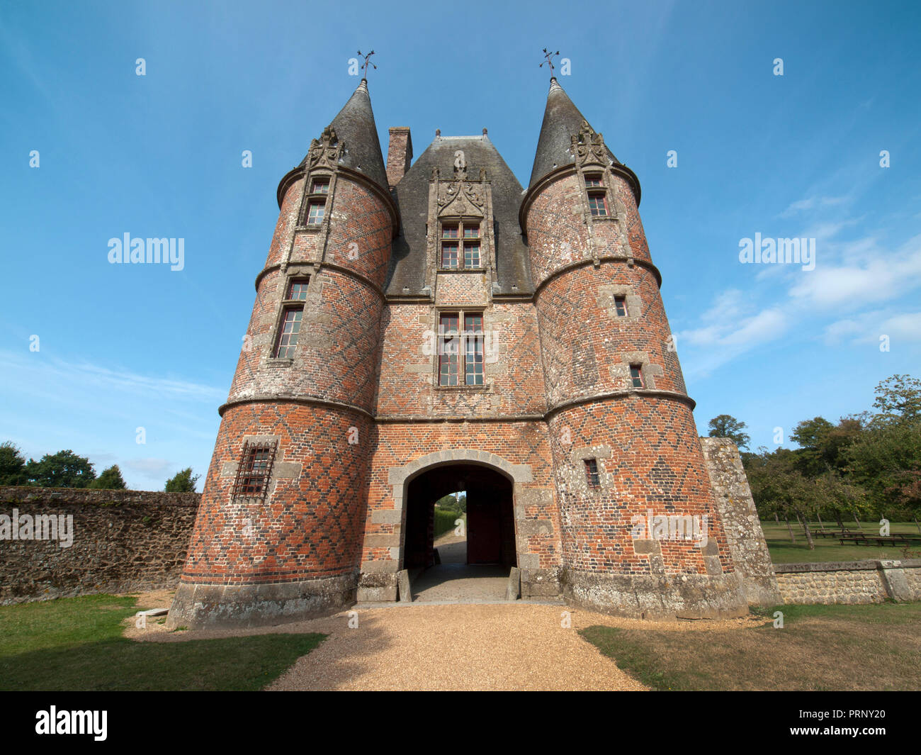 Carrouges castle hi-res stock photography and images - Alamy