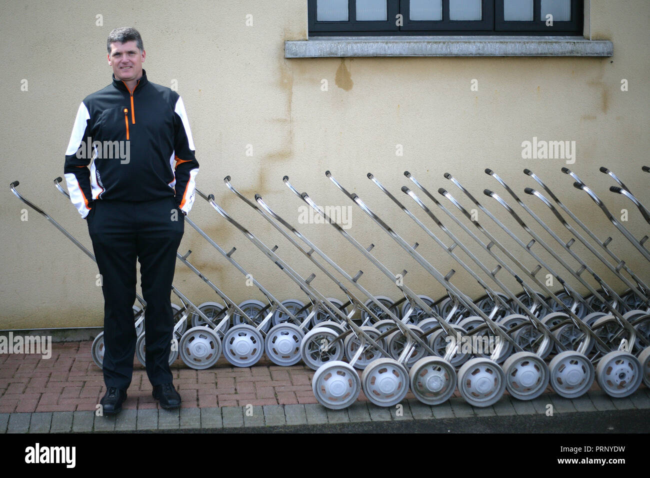 Gary McNeil at Royal Portrush Golf Club in Portrush, County Antrim ...
