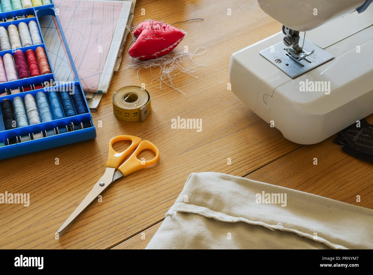 Sewing machine accessories hi-res stock photography and images - Alamy