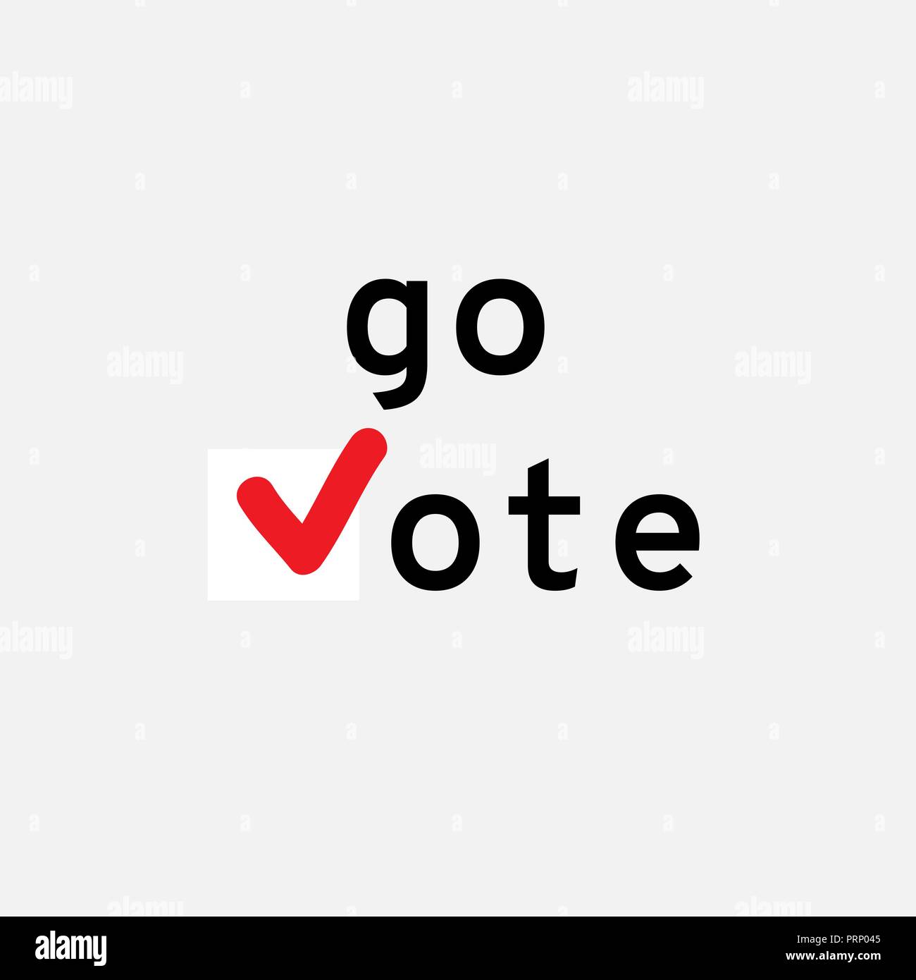 Go vote. Symbols vector template. Check marks Stock Vector Image & Art ...