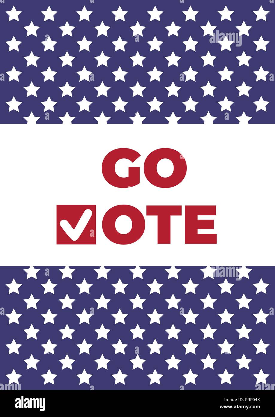 Go vote poster. Red Check marks icon Stock Vector Image & Art - Alamy