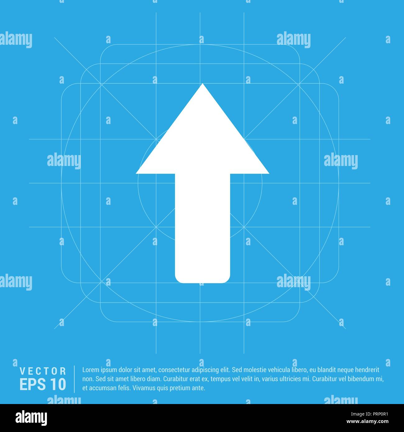 Upper Arrow Icon Stock Vector Image & Art - Alamy