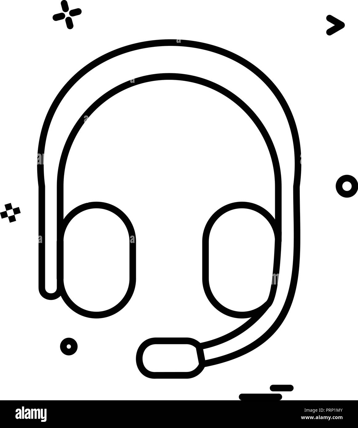 Man with headphone silhouette Black and White Stock Photos & Images - Alamy