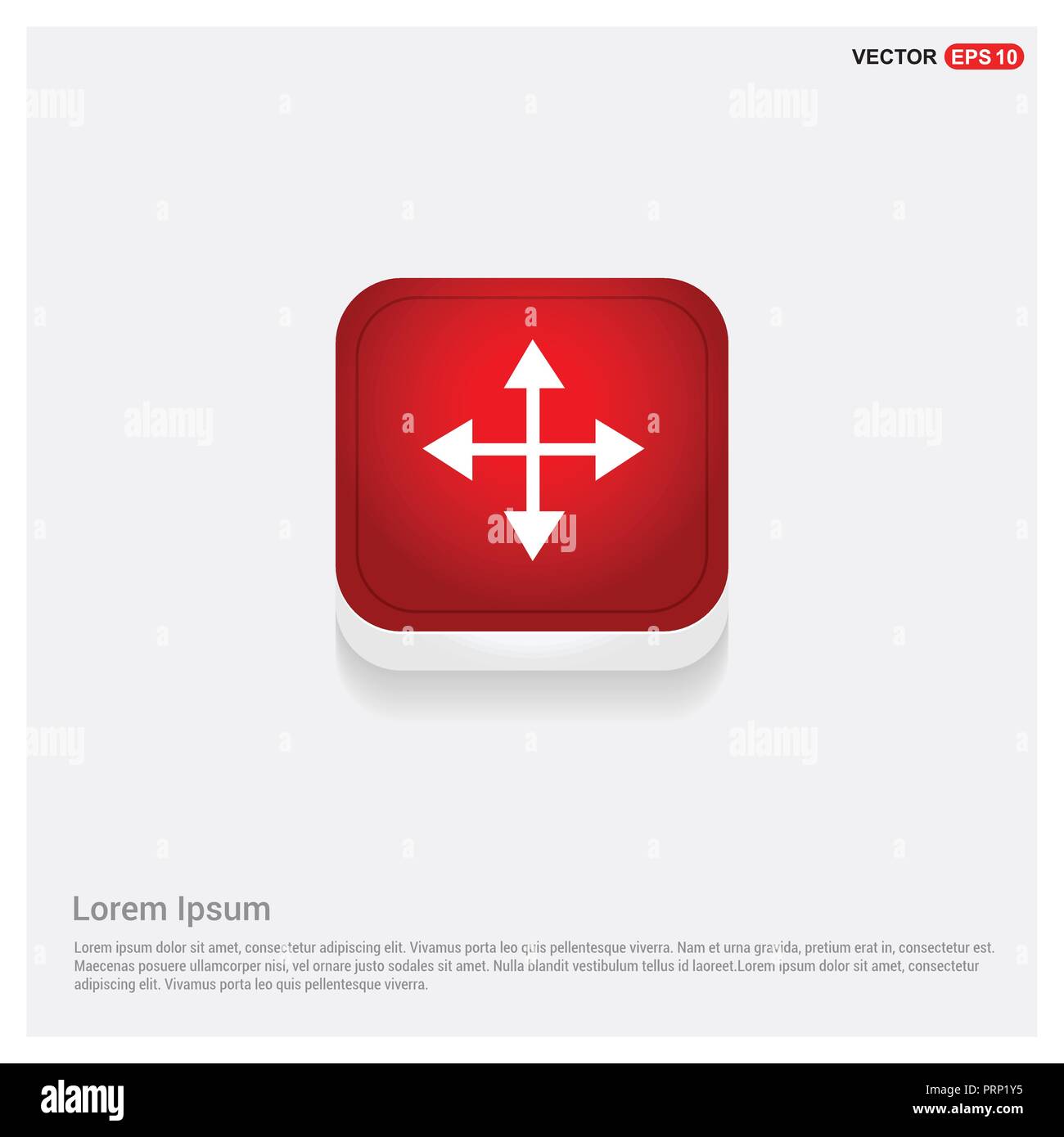 Four Side arrow Icon Stock Vector Image & Art - Alamy