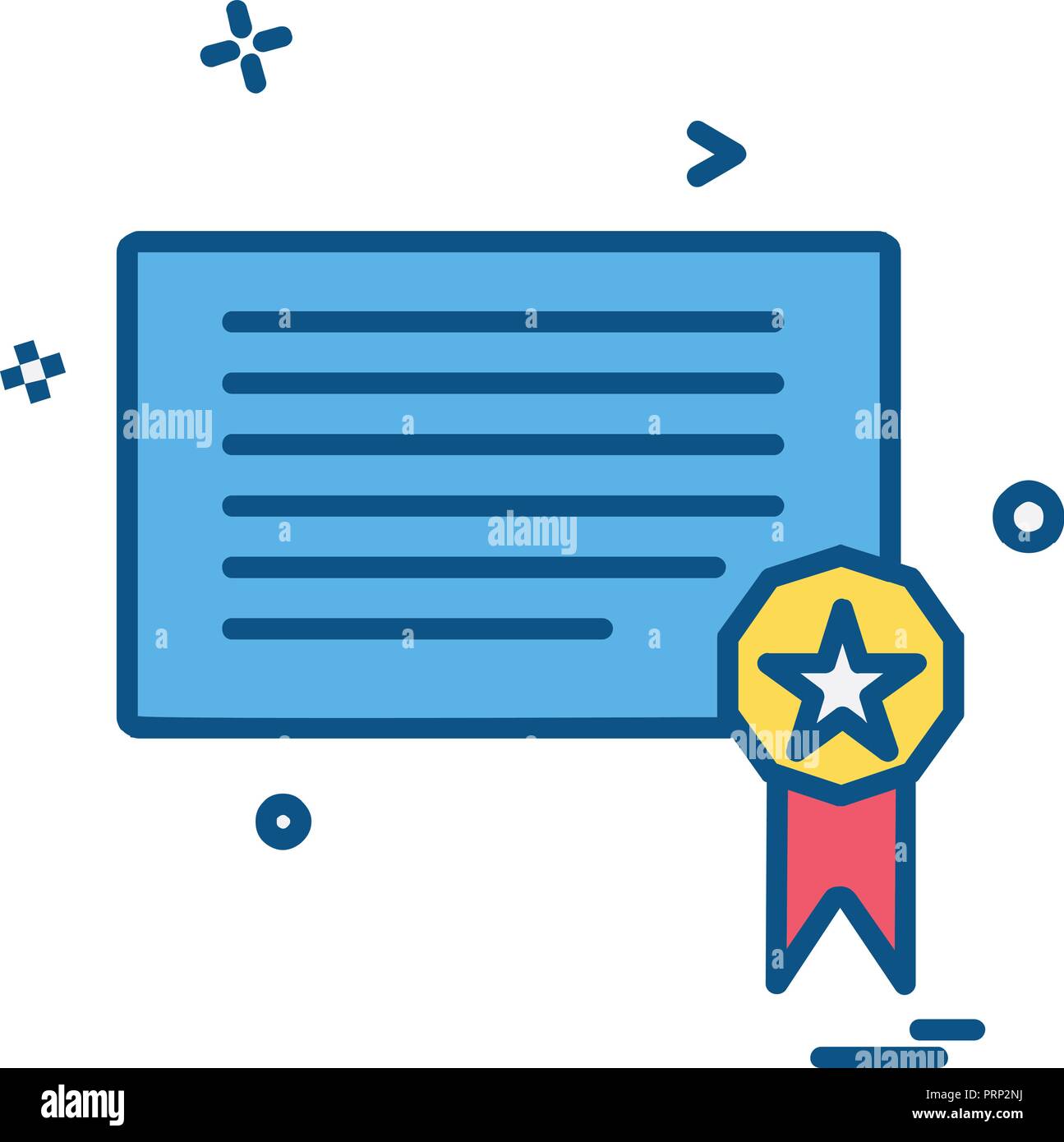 Certificates icon design vector Stock Vector Image & Art - Alamy