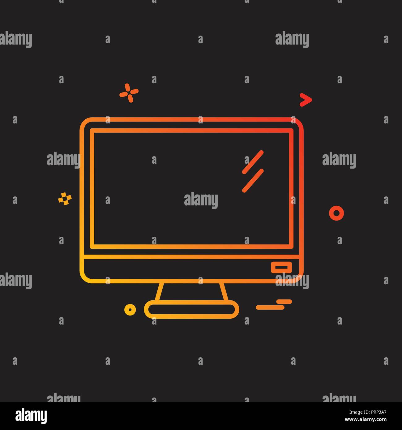 lcd screen icon vector design Stock Vector Image & Art - Alamy
