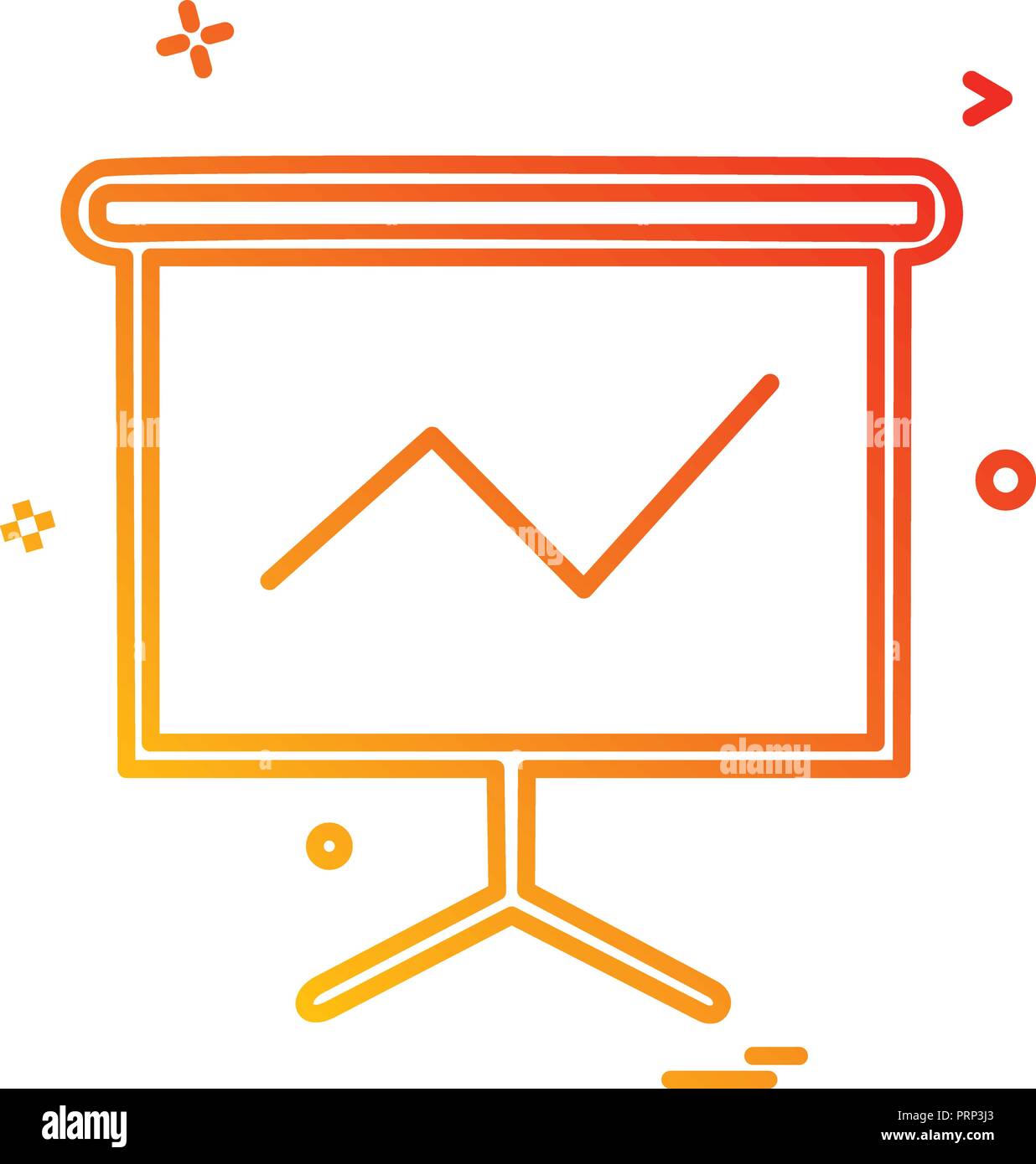 Presentation icon design vector Stock Vector Image & Art - Alamy