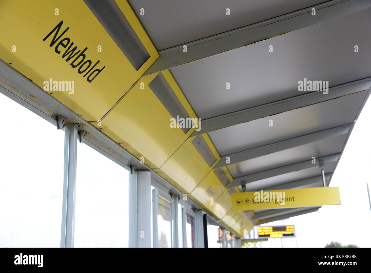 Newbold tram stop signs hi-res stock photography and images - Alamy