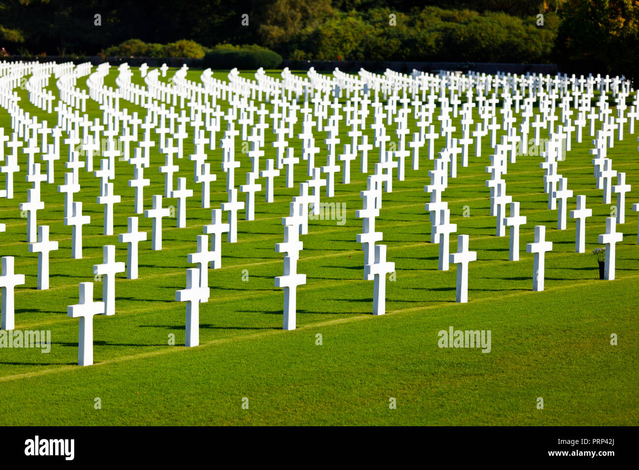American ww2 cemetery hi-res stock photography and images - Alamy