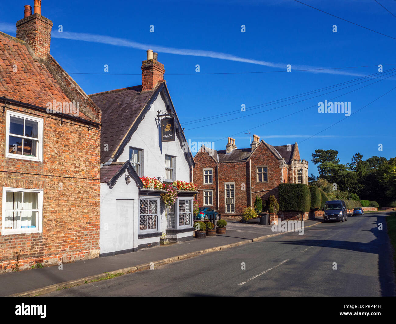The Ship Inn village pub at Aldborough near Boroughbridge North ...