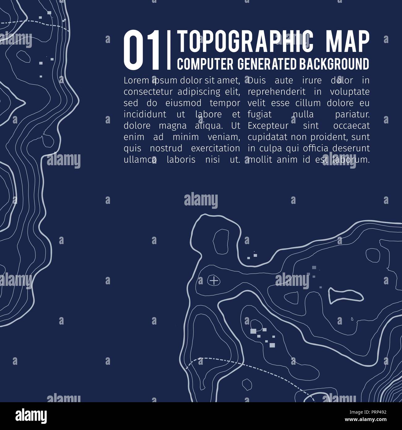 Topographic map background with space for copy . Line topography map ...