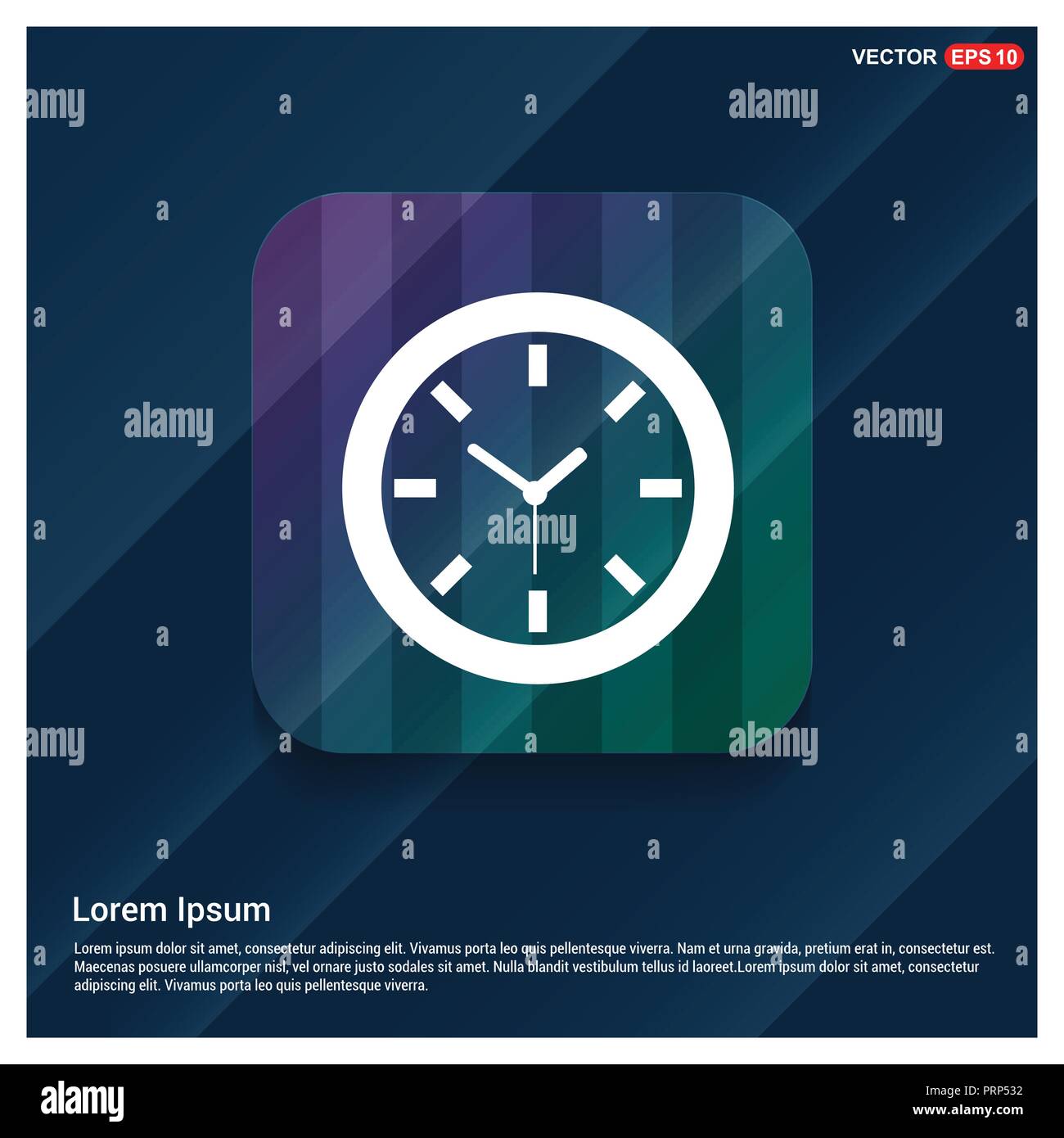 Wall Clock Icon Stock Vector Image & Art - Alamy