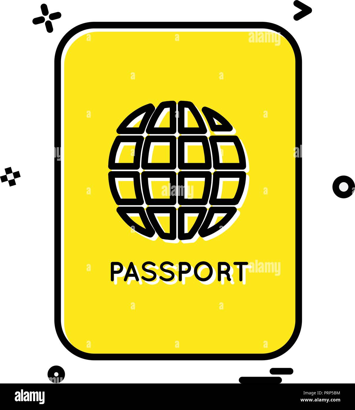 Passport icon design vector Stock Vector Image & Art - Alamy