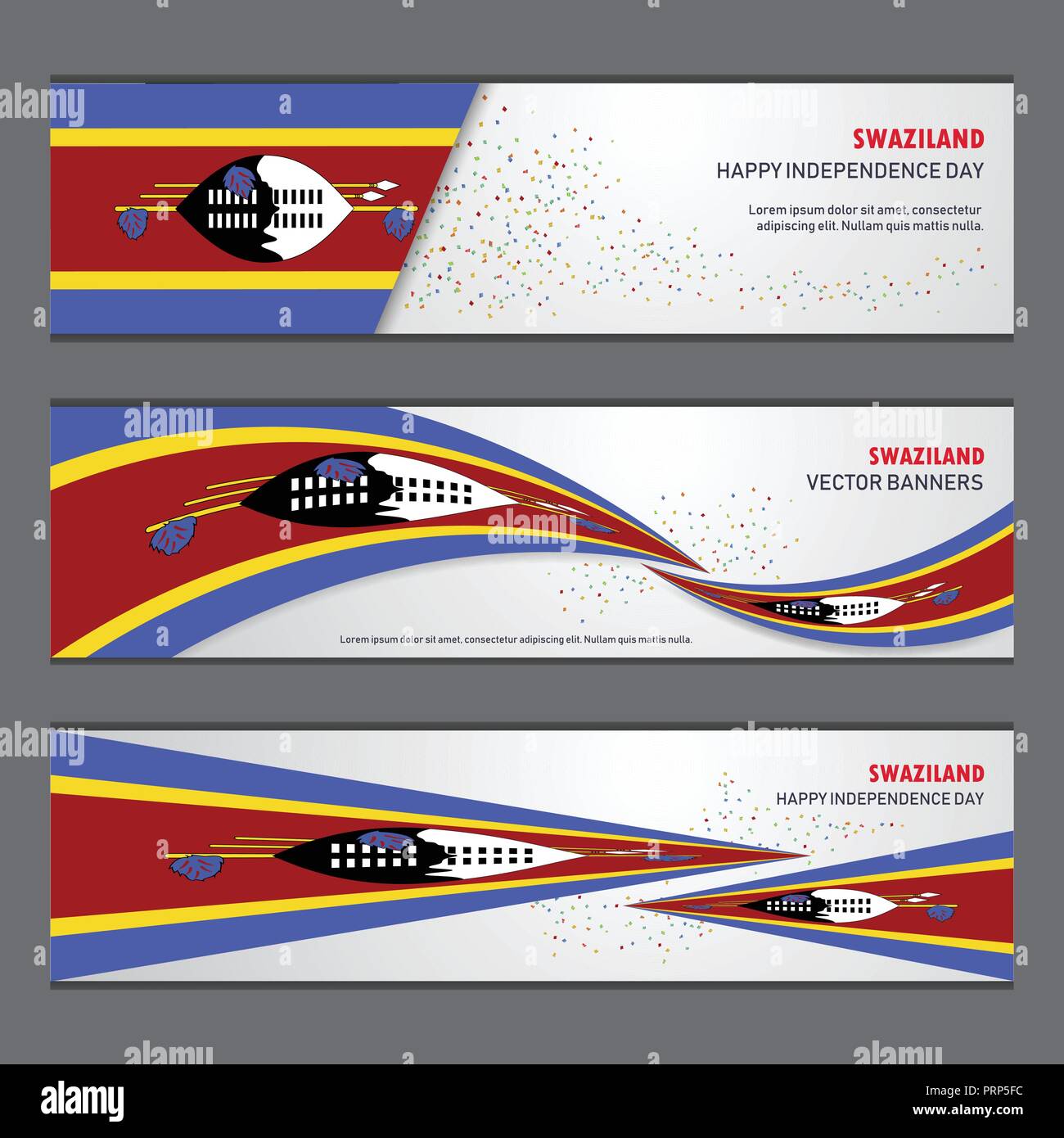 Swaziland independence day abstract background design banner and flyer ...
