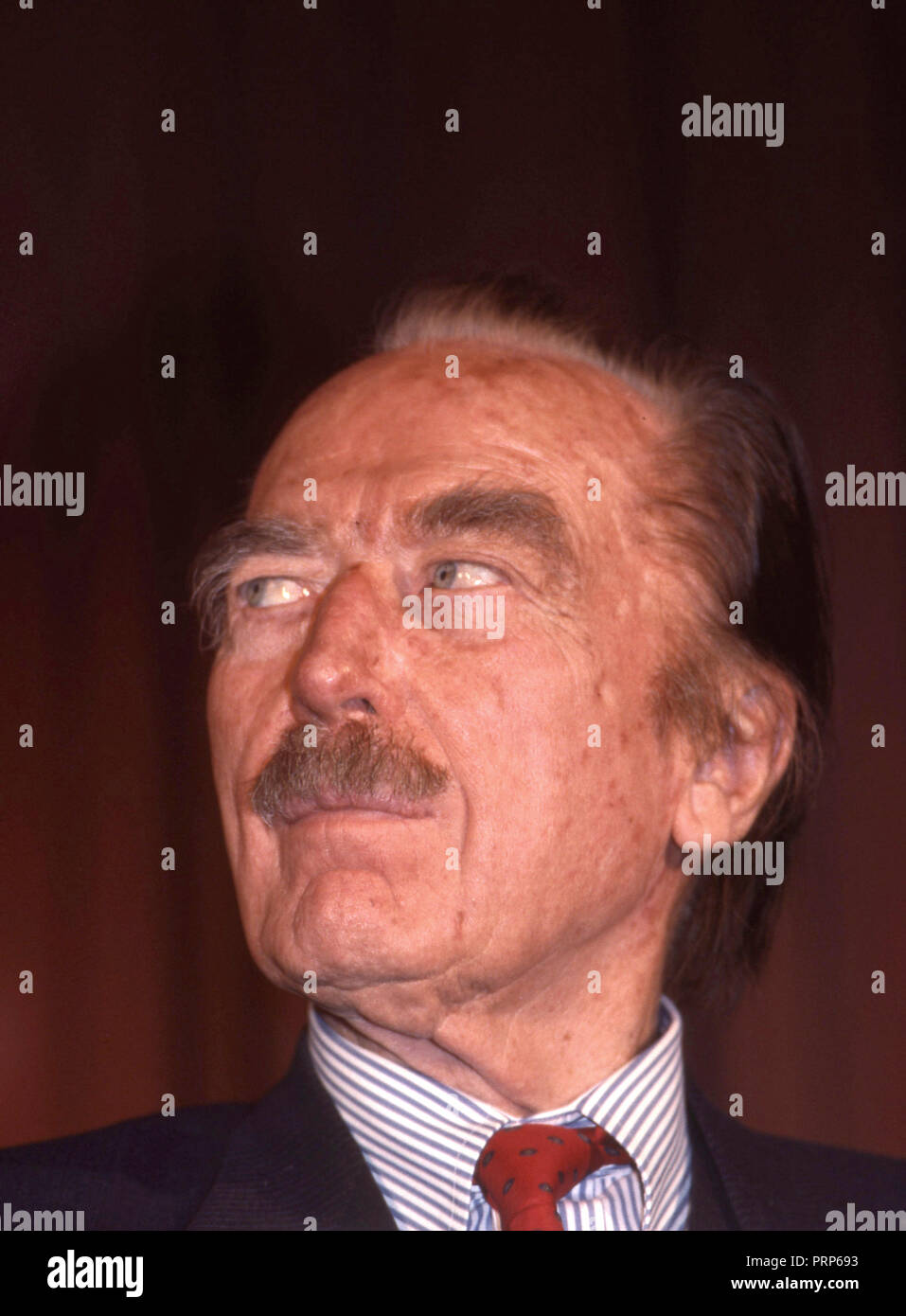 Fred Trump at The Plaza Hotel on December 1, 1988 in New York City ...