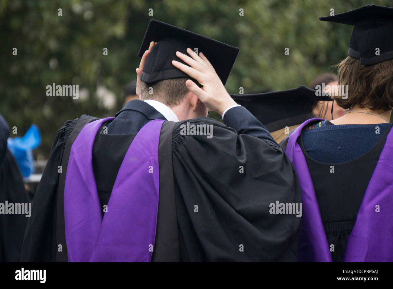 Student graduating with a university degree Stock Photo - Alamy