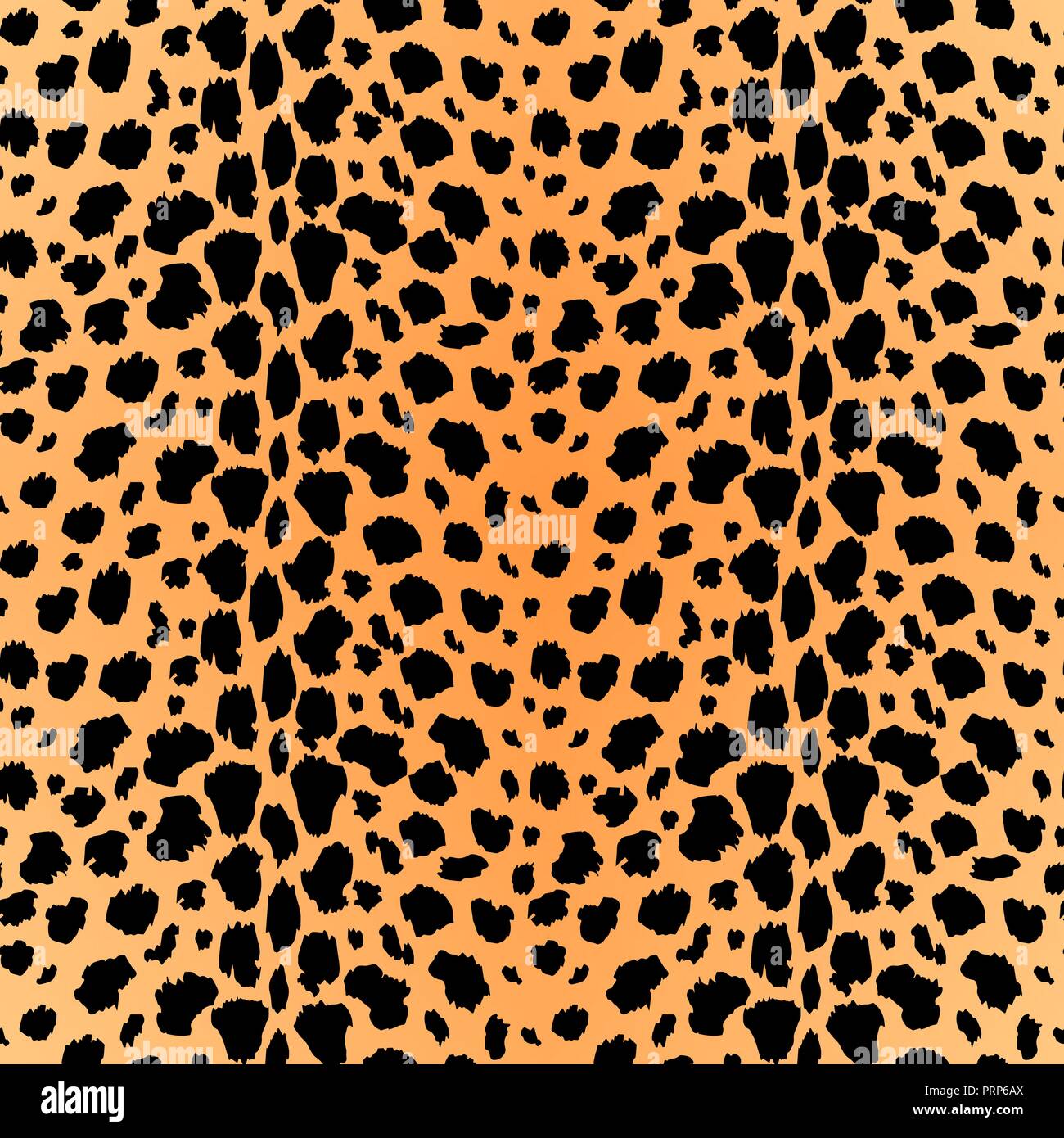 Vector seamless pattern with leopard fur texture. Repeating leopard fur ...