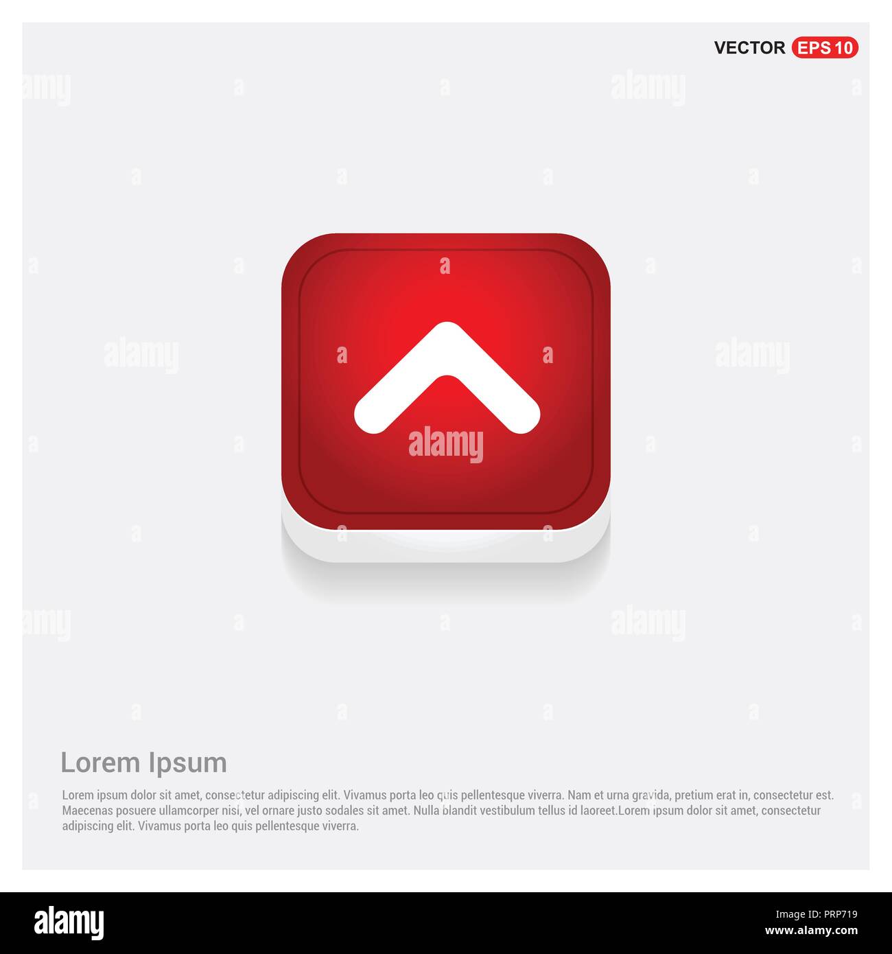 Upper Arrow Icon Stock Vector Image & Art - Alamy