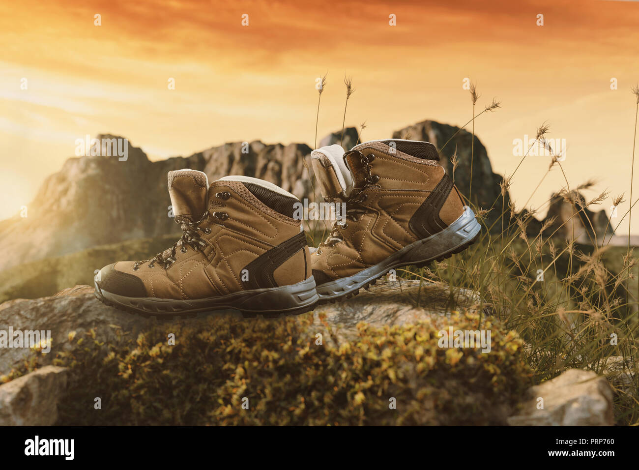 Walking boots shoes hi-res stock photography and images - Alamy