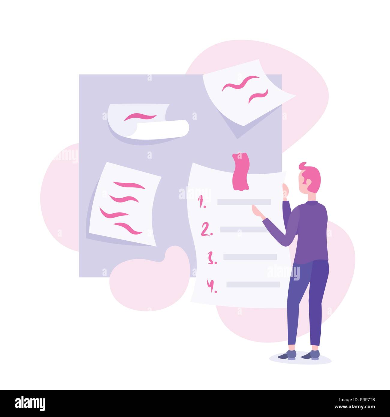 businessman planning schedule making notes time management concept ...