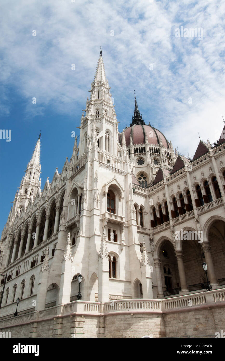 The Hungarian Parliament Building in Budapest, Hungary, Eastern Europe ...