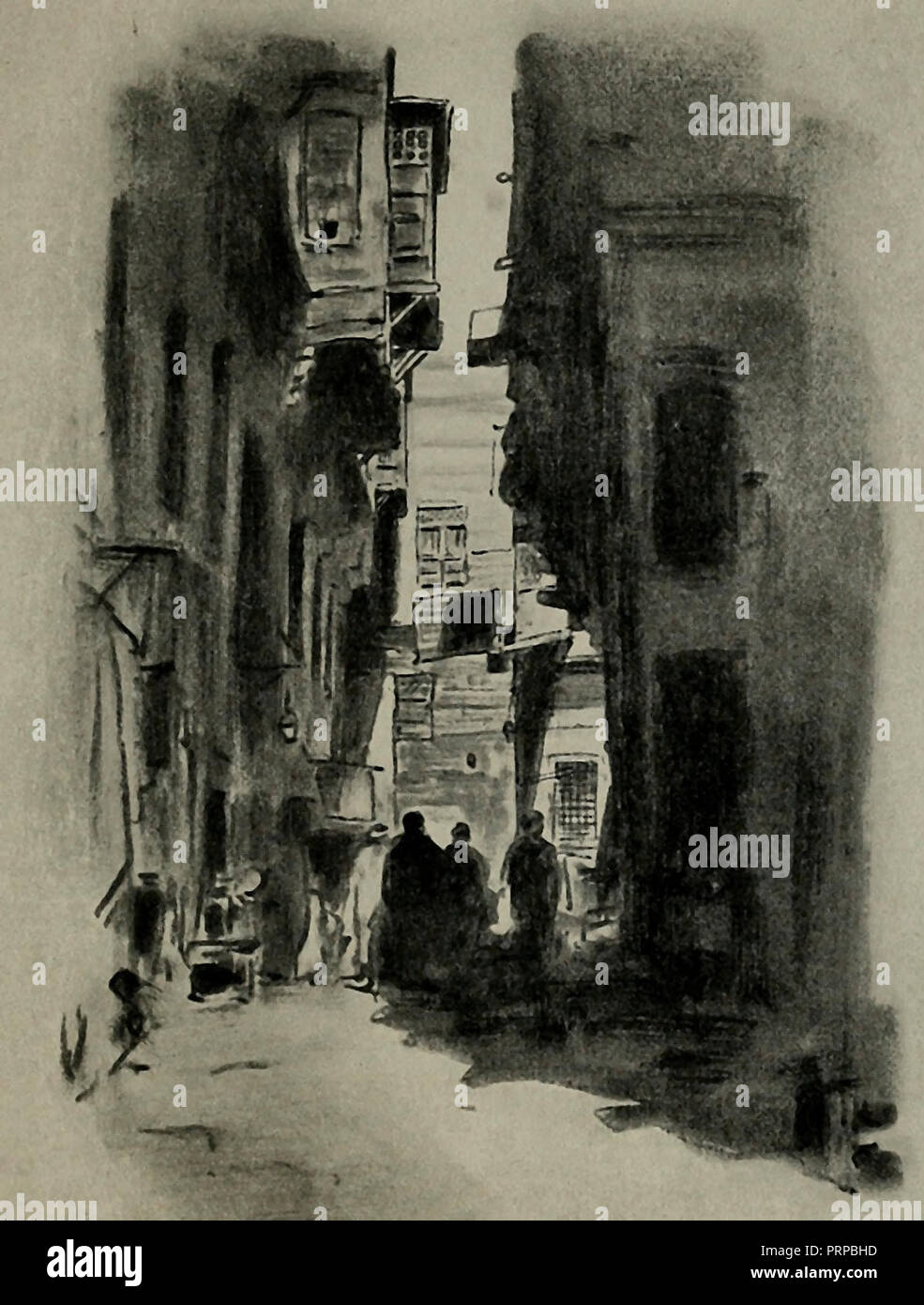 Street scene in Cairo, Egypt, circa 1900 Stock Photo - Alamy