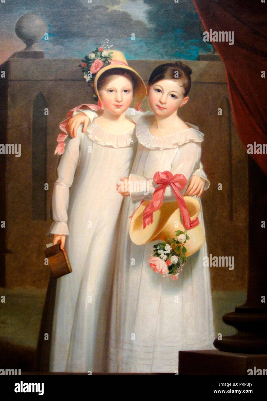 The Ragan Sisters - Jacob Eichholtz, circa 1820 Stock Photo - Alamy