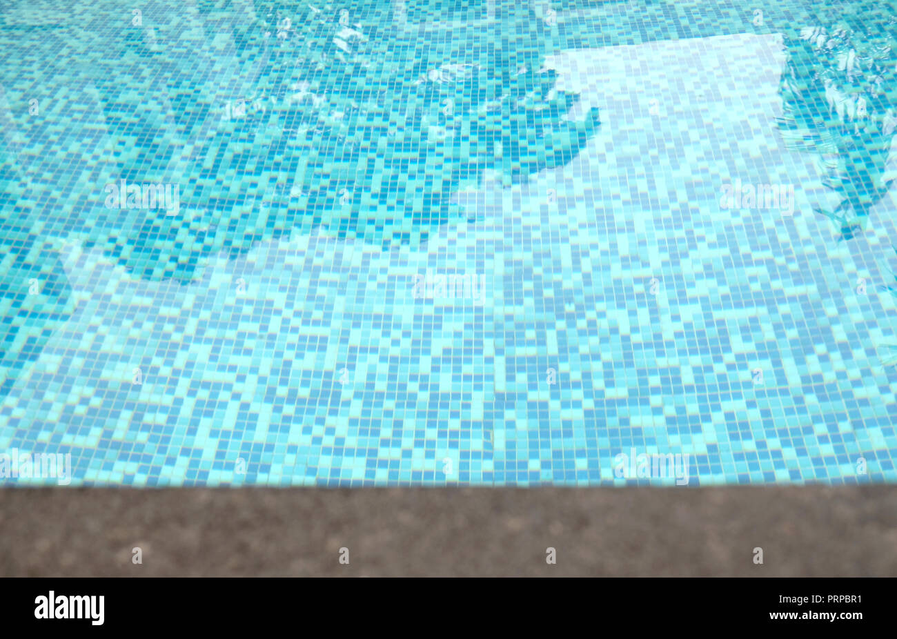 water swimming pool with sunny reflections Stock Photo - Alamy