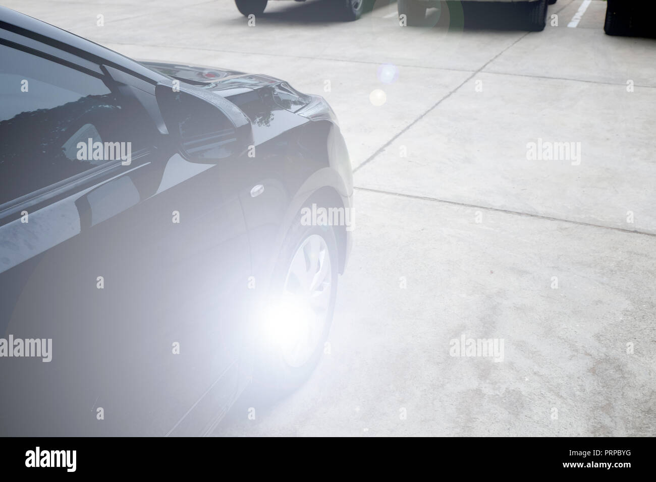 The image of Car parking in car park on daytime Stock Photo - Alamy
