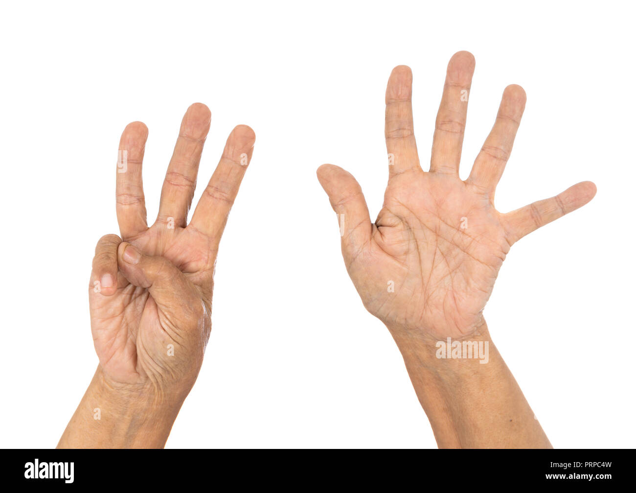 Hand gesture finger eight palm hi-res stock photography and images - Alamy