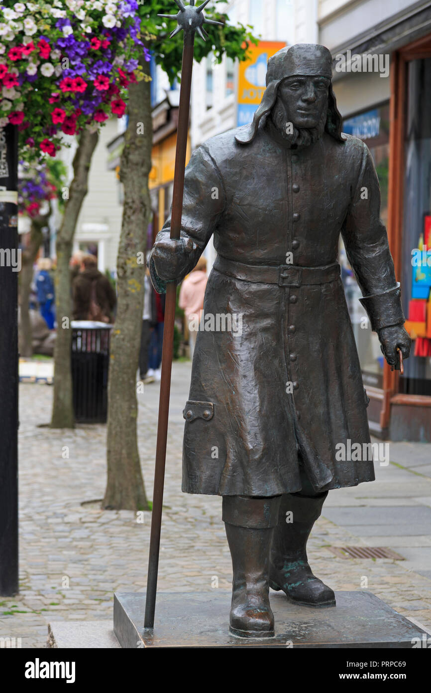 Explorer statue by R. Christensen, Stavanger City, Ragoland County ...