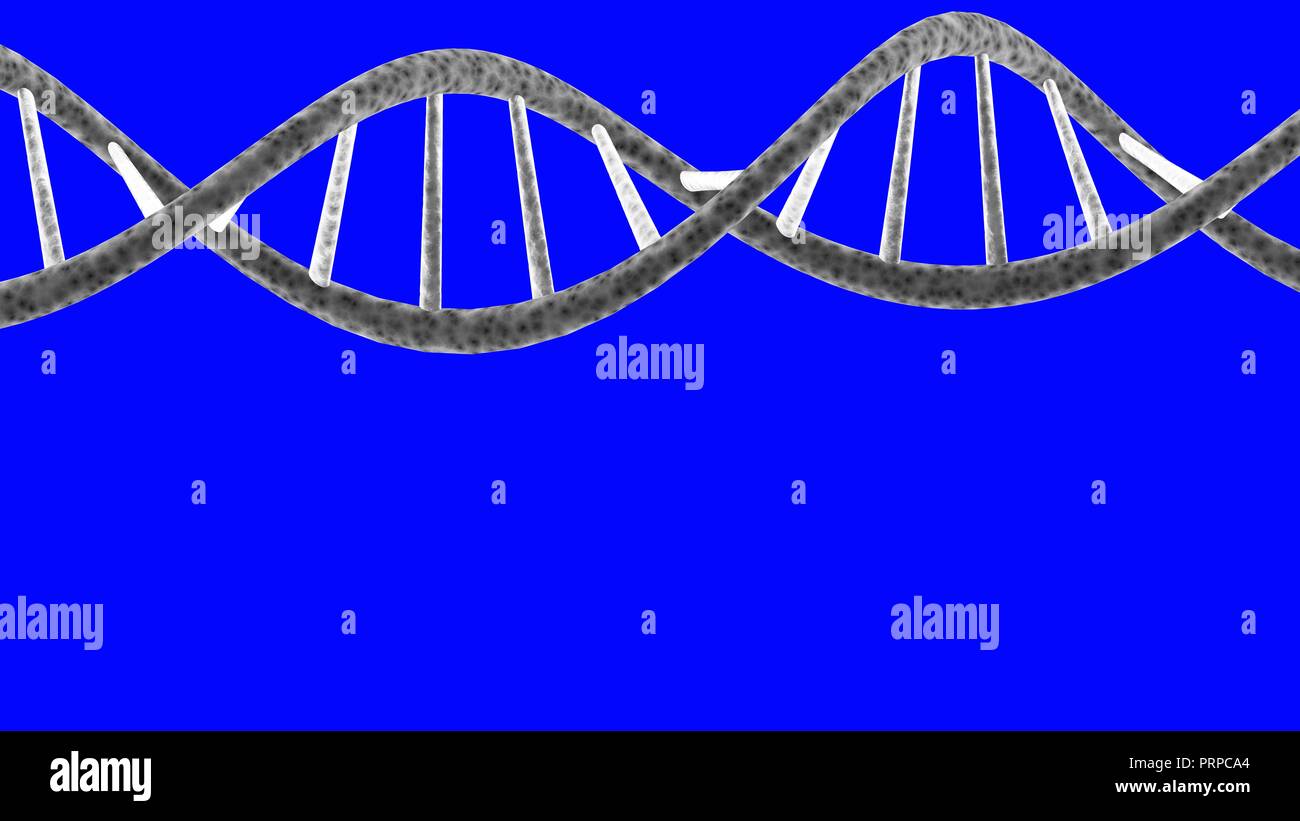 DNA Helix structure with copy space background for text. Abstract ...