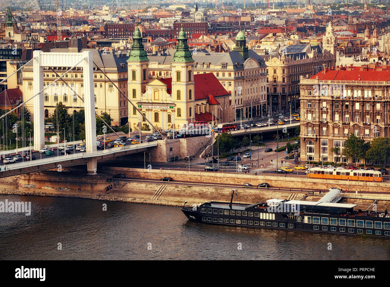 Waterfront buildings by danube river hi-res stock photography and ...